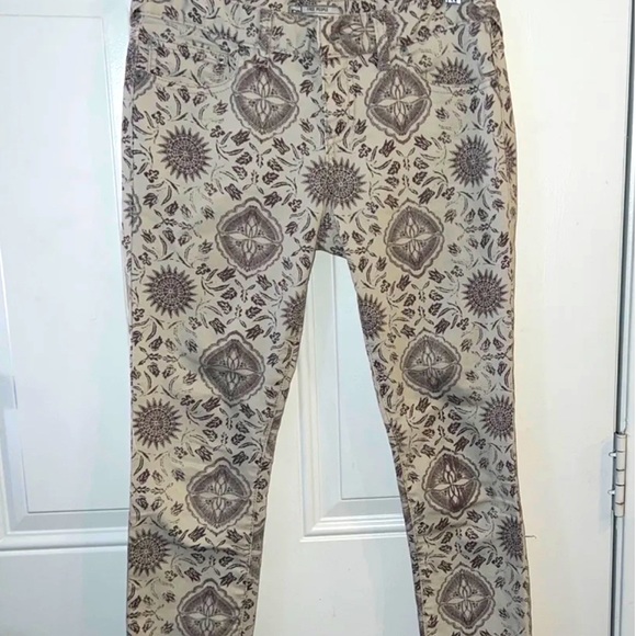 Free People | Jeans | Free People Patterned Pants | Poshmark
